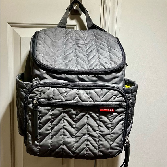 Skip Hop | Bags | Skiphop Quilted Diaper Backpack | Poshmark